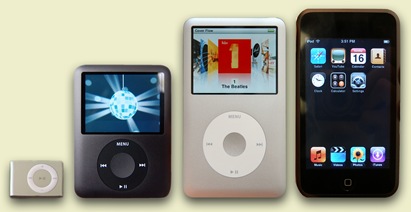 Tecnología: Los mejores iPods de la Historia